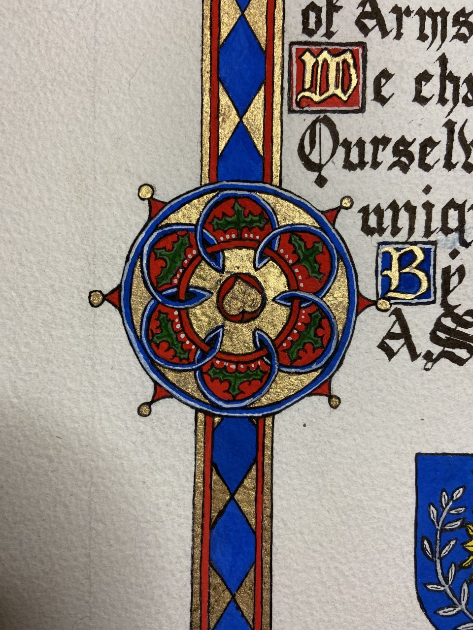 Pell Scroll for Jenn – Thegn, Master, Sir Seved Ribbing, SCA