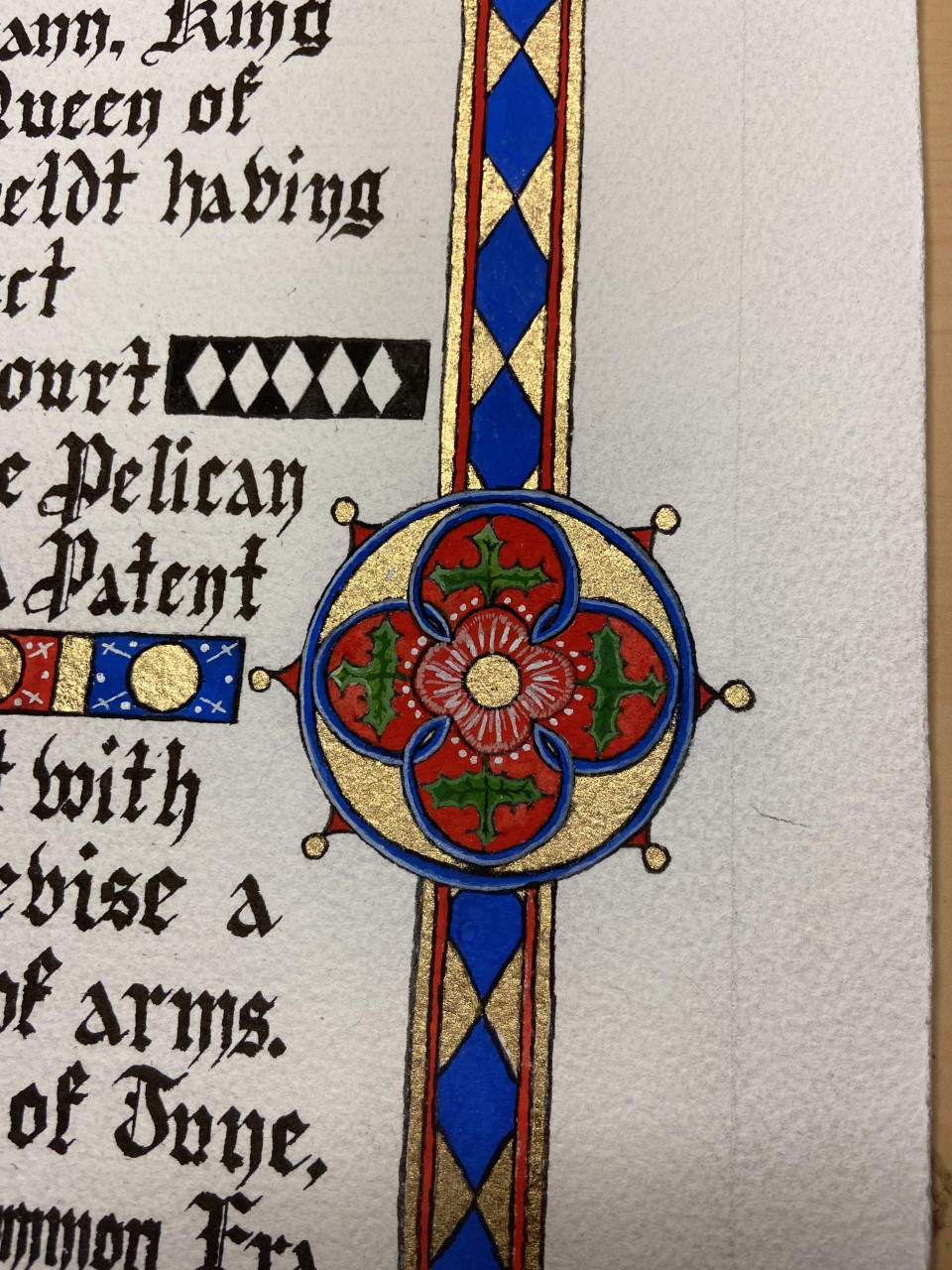 Pell Scroll for Jenn – Thegn, Master, Sir Seved Ribbing, SCA